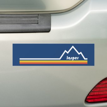 Jasper, Alberta Bumper Sticker | Zazzle