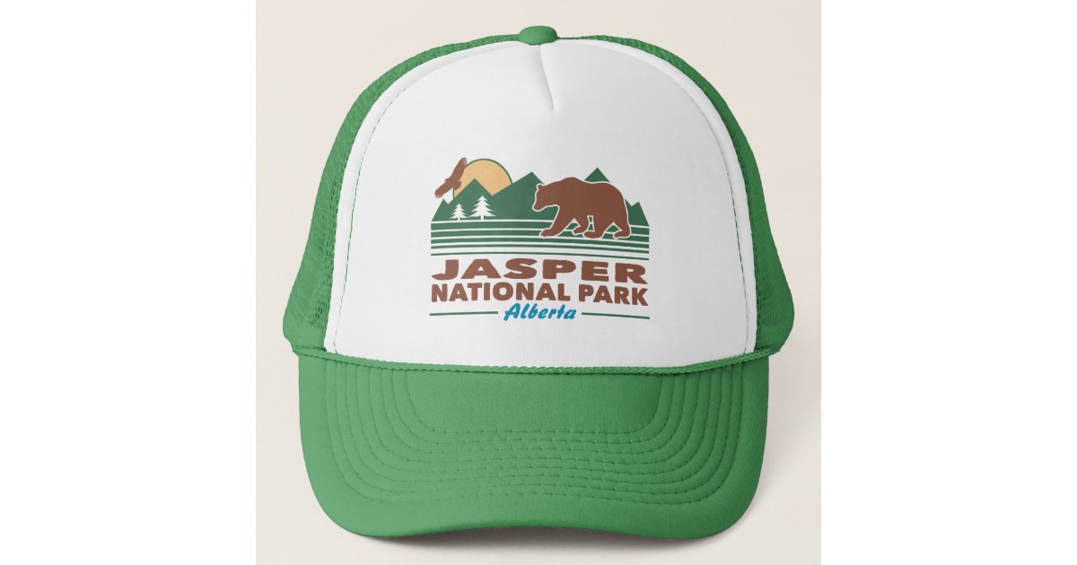 Jasper National Park Bear Trucker Hat | Zazzle