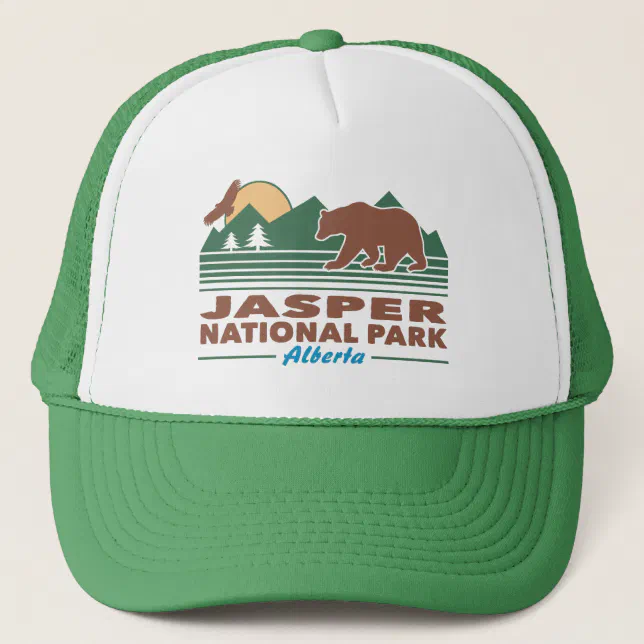 Jasper National Park Bear Trucker Hat | Zazzle