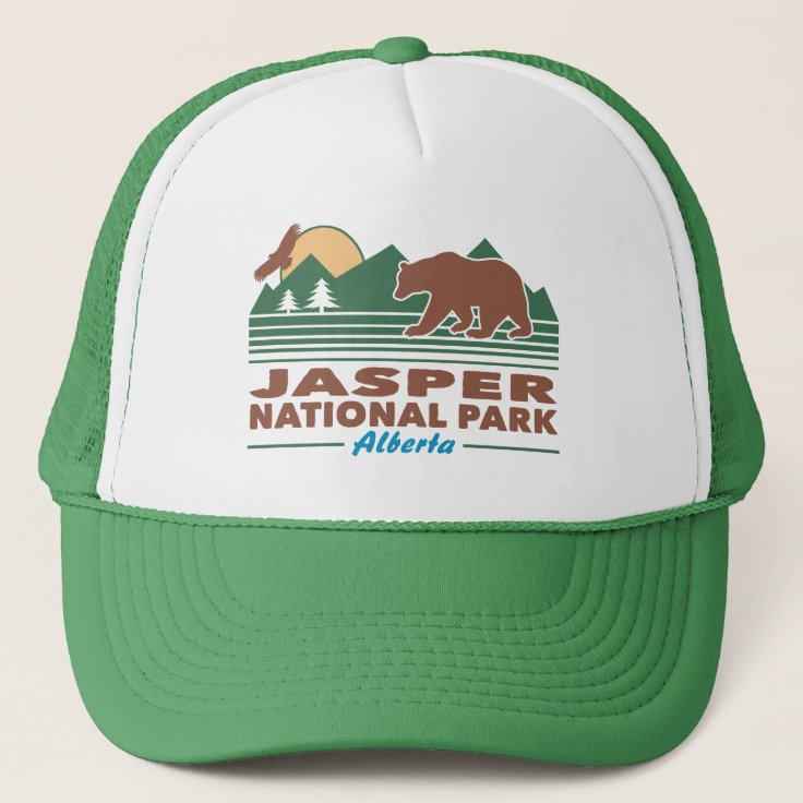 Jasper National Park Bear Trucker Hat | Zazzle