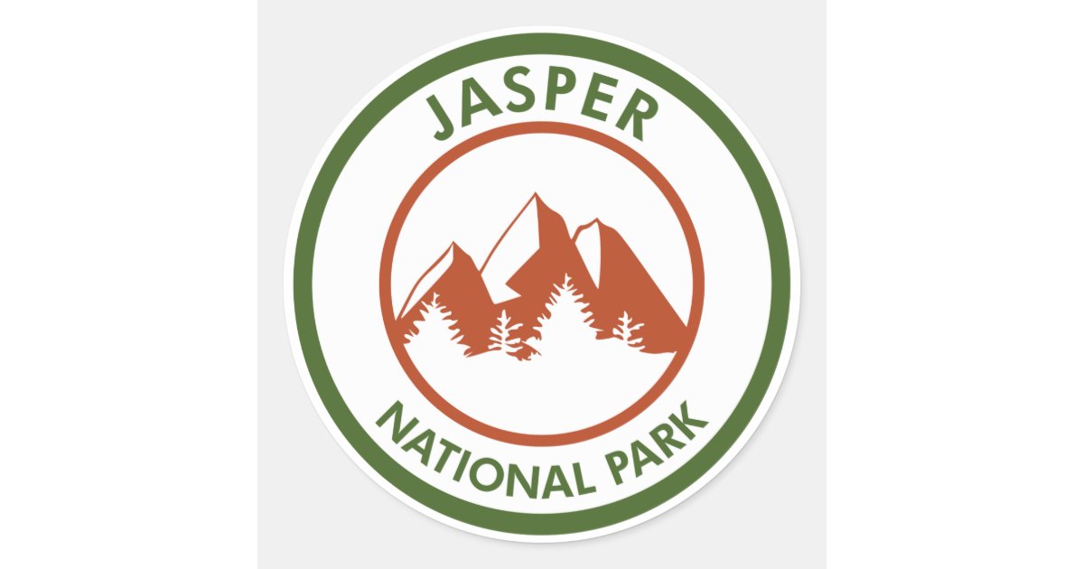 Jasper National Park Classic Round Sticker | Zazzle