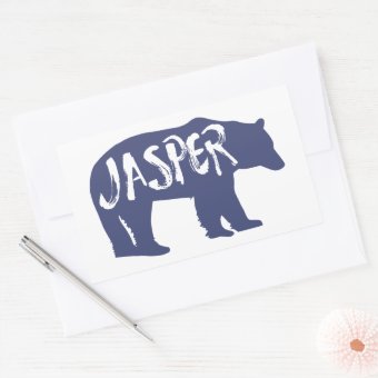 Jasper National Park Rectangular Sticker | Zazzle