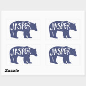 Jasper National Park Rectangular Sticker | Zazzle