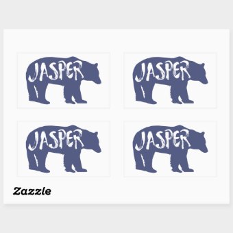 Jasper National Park Rectangular Sticker | Zazzle