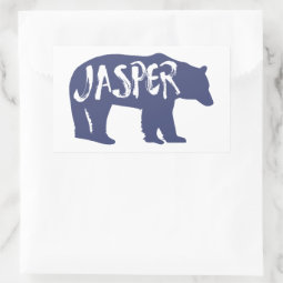 Jasper National Park Rectangular Sticker | Zazzle