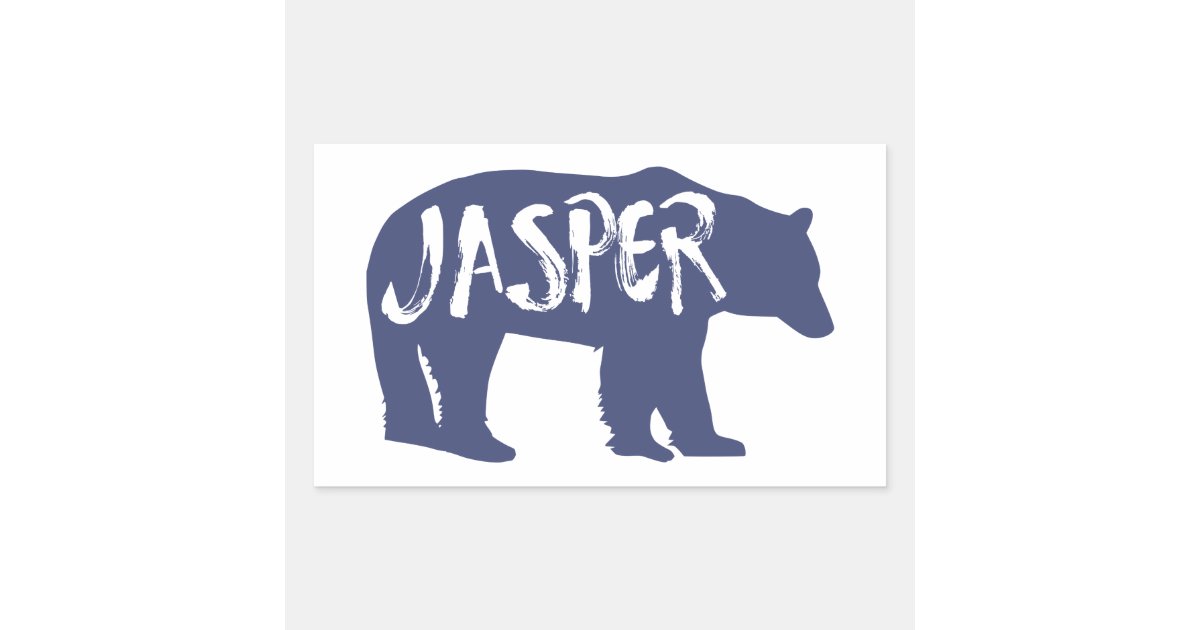 Jasper National Park Rectangular Sticker | Zazzle