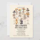 Jaunty Skeleton Family Portrait Halloween Party Invitation | Zazzle