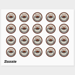 Java Classic Round Sticker | Zazzle
