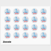 Java Programmer Classic Round Sticker | Zazzle
