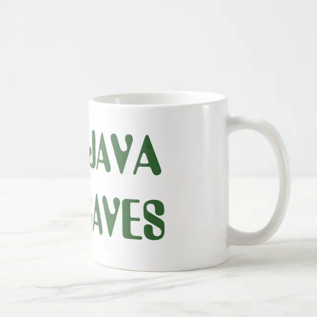 Java Saves From Zombies Coffee Mug | Zazzle