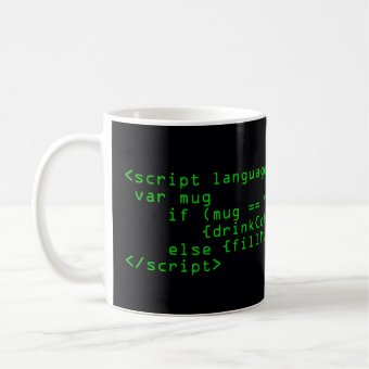 JavaScript Coffee Mug | Zazzle