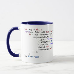 JavaScript coffee mug | Zazzle