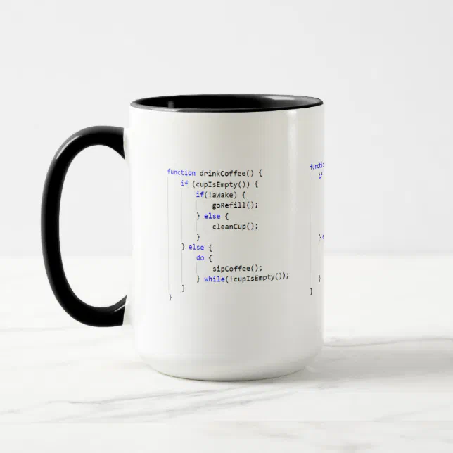 JavaScript Drink Coffee Mug | Zazzle