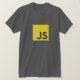 Javascript Logo T-Shirt (Dark Grey) | Zazzle