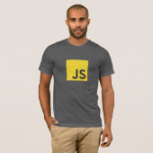 Javascript Logo T-Shirt (Dark Grey) | Zazzle