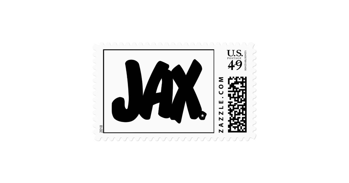 JAX Letters Postage Stamp | Zazzle