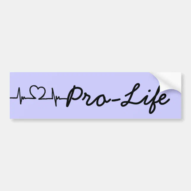 Jaxon Alexander Kelley Pro-Life Bumper Sticker | Zazzle