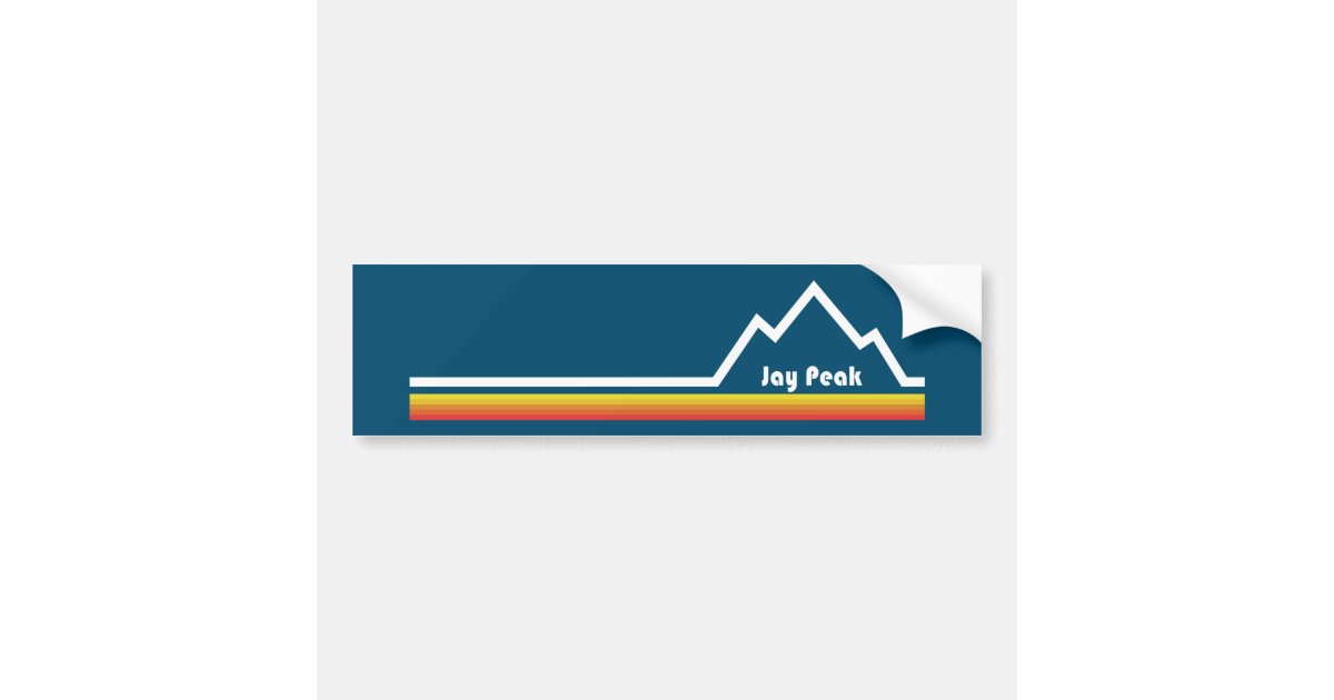 Jay Peak, Vermont Bumper Sticker | Zazzle