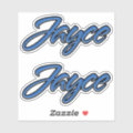Jayce Name blue Sticker Sticker Sticker Stickerset | Zazzle