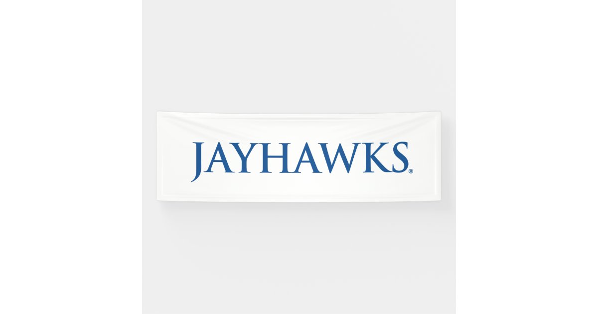 Jayhawks Text Logo Banner | Zazzle