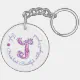 Jayla monogram J name and meaning keyring | Zazzle