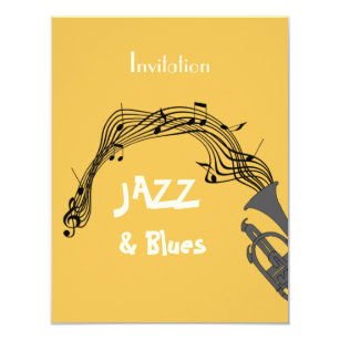 Jazz Invitations | Zazzle