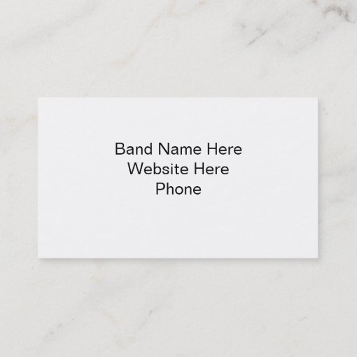 Jazz Band Business Cards | Zazzle