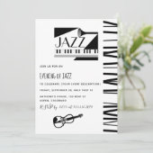 Jazz Blues Theme Party invitation | Zazzle