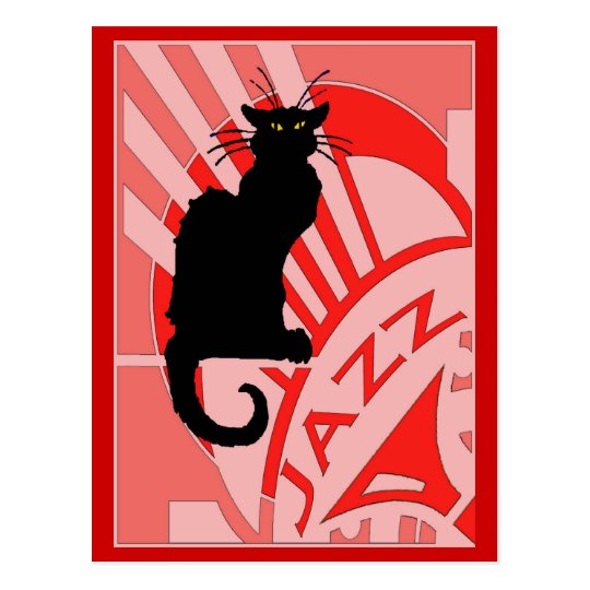 Jazz Cat Postcard | Zazzle.com