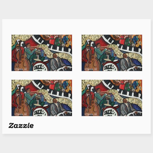 Jazz City Sticker | Zazzle