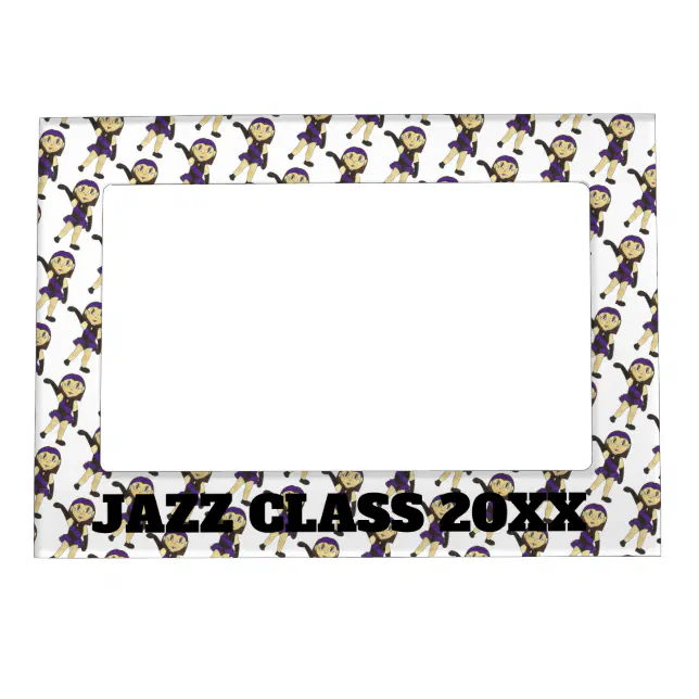 Jazz Class Dance Recital Teacher Studio Dancer Magnetic Picture Frame ...