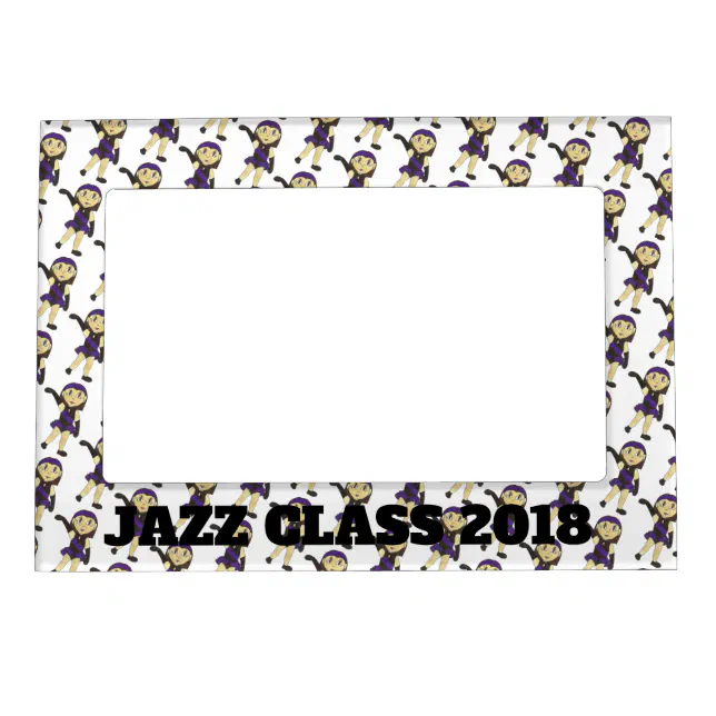 Jazz Class Dance Recital Teacher Studio Dancer Magnetic Picture Frame ...