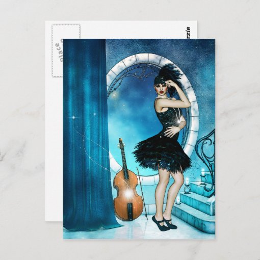 Jazz Dancer Postcard | Zazzle