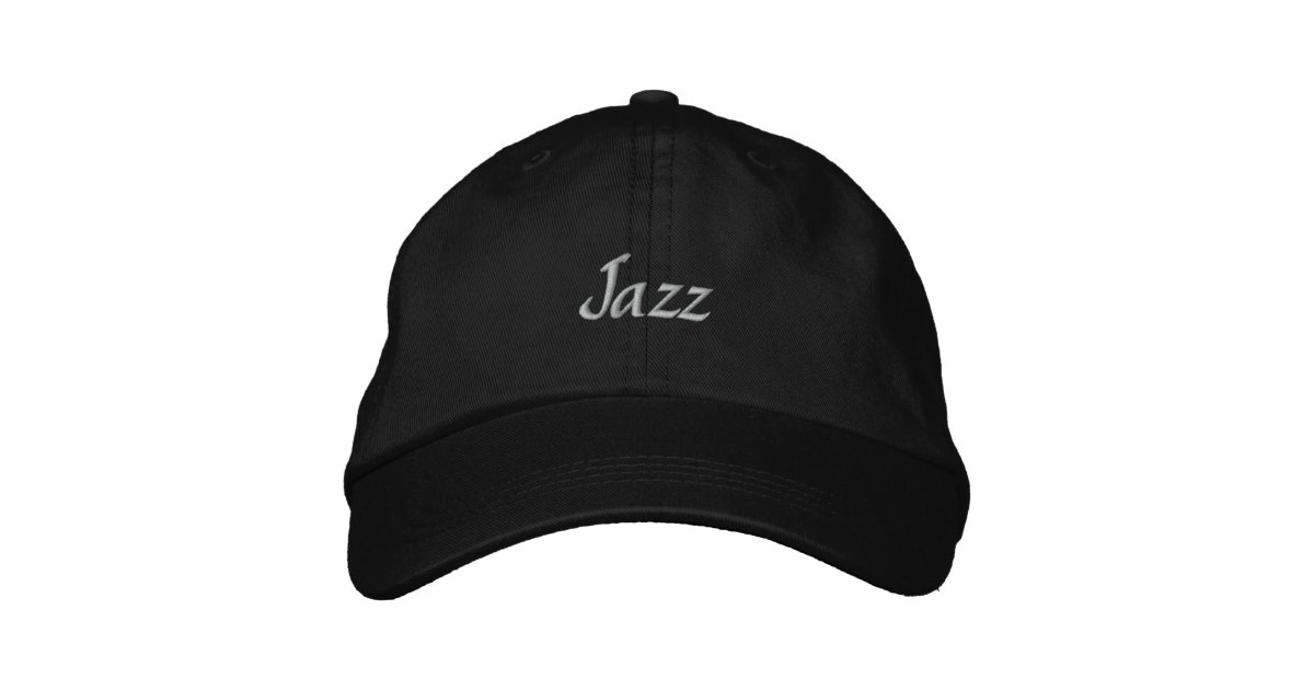 Jazz Embroidered Baseball Cap | Zazzle
