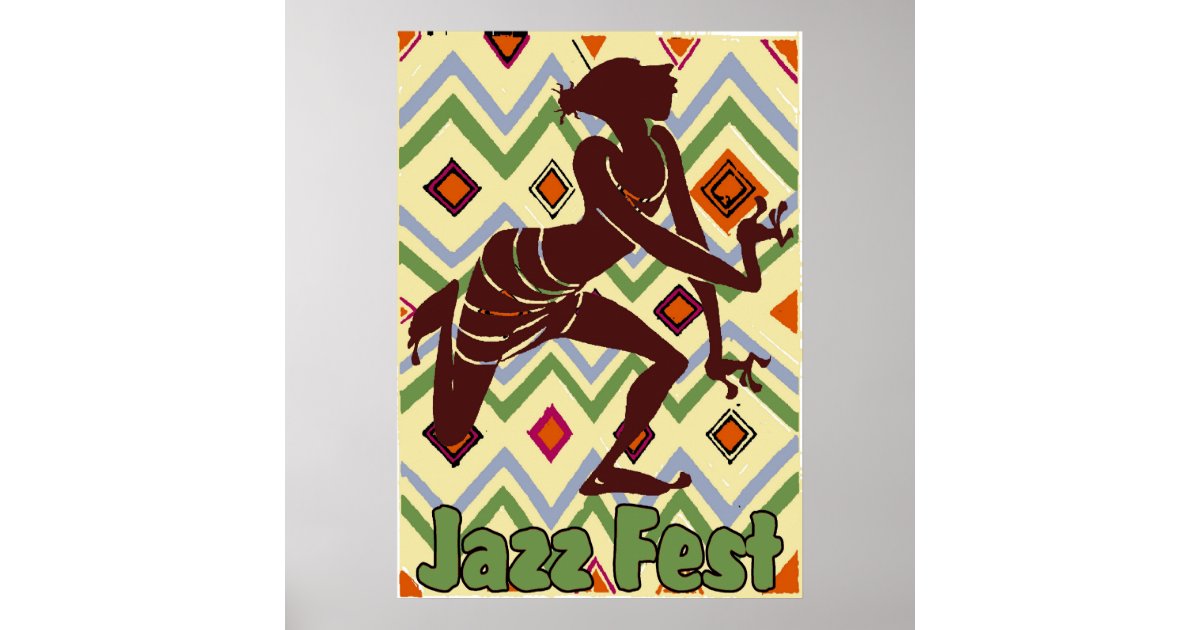 Jazz Fest Dancer Too Poster | Zazzle