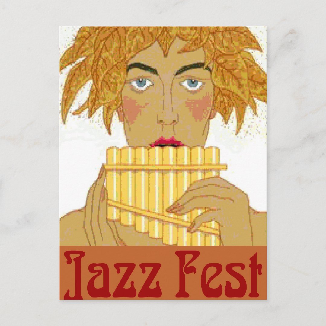 Jazz Fest Pan Postcard | Zazzle