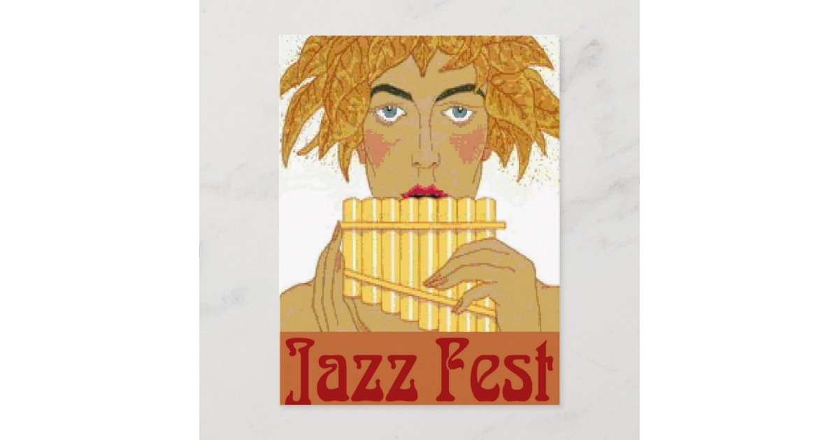 Jazz Fest Pan Postcard | Zazzle