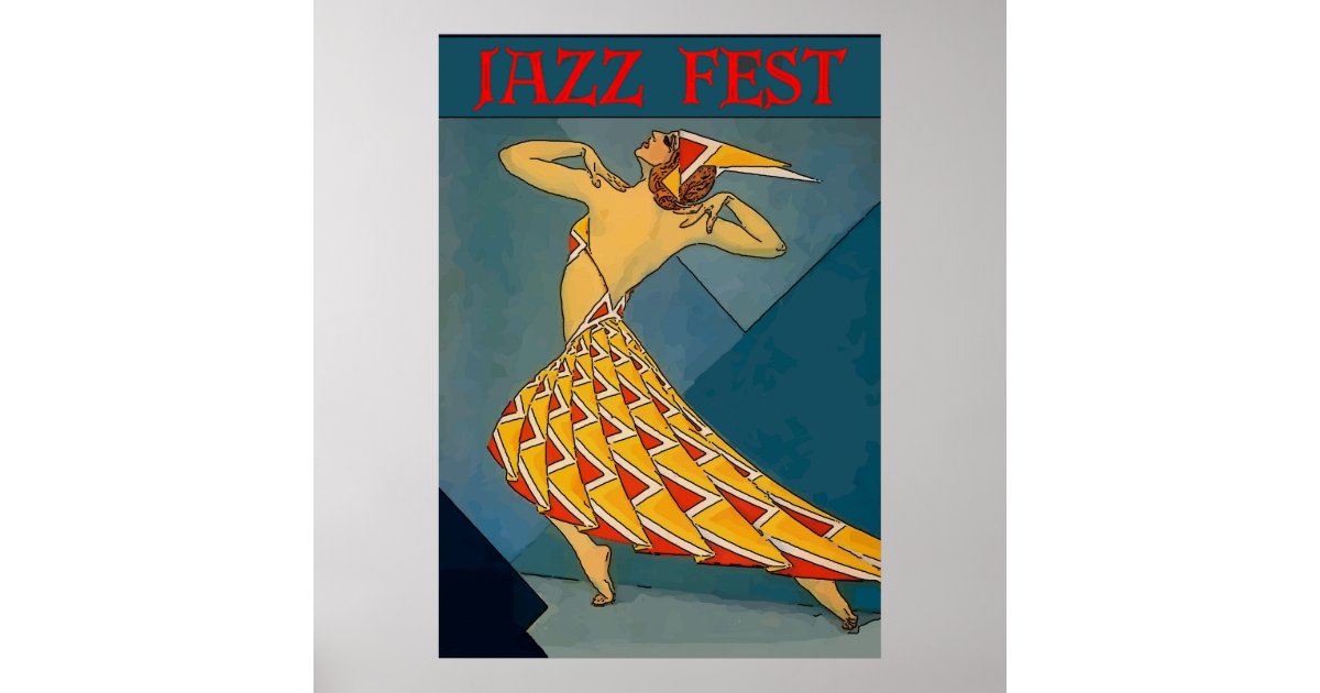 Jazz Fest Poster | Zazzle