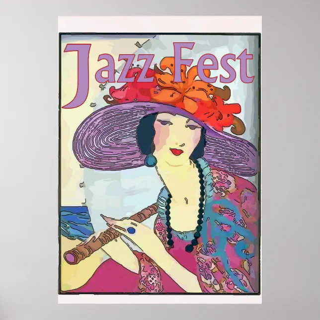 Jazz Fest Poster | Zazzle