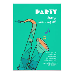 Jazz Invitations | Zazzle