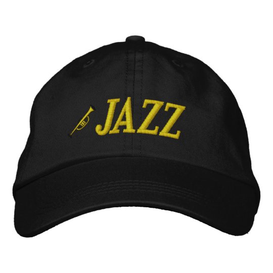 Jazz Music Embroidered Hat | Zazzle.com