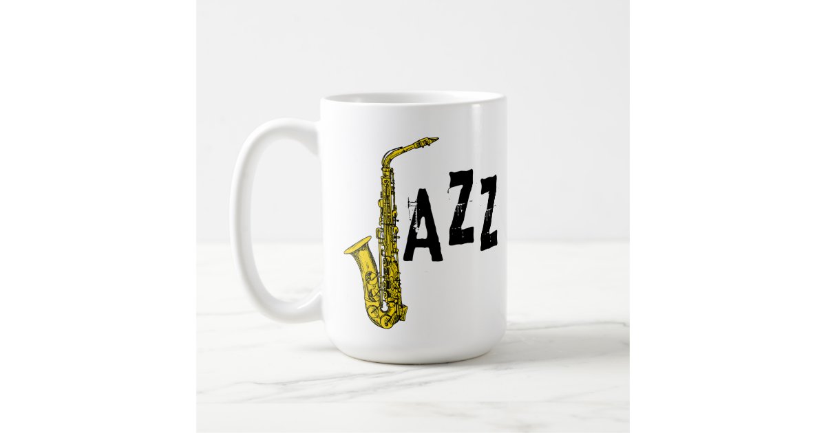 Jazz Saxophone Coffee Mug | Zazzle