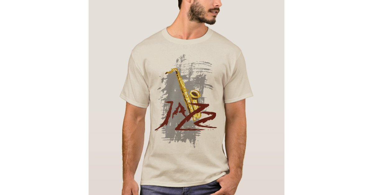 Jazz Saxophone T-Shirt | Zazzle
