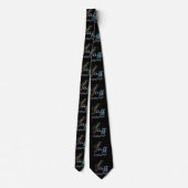 Jazz Tie - Black Saxophone and Music Notes Necktie | Zazzle