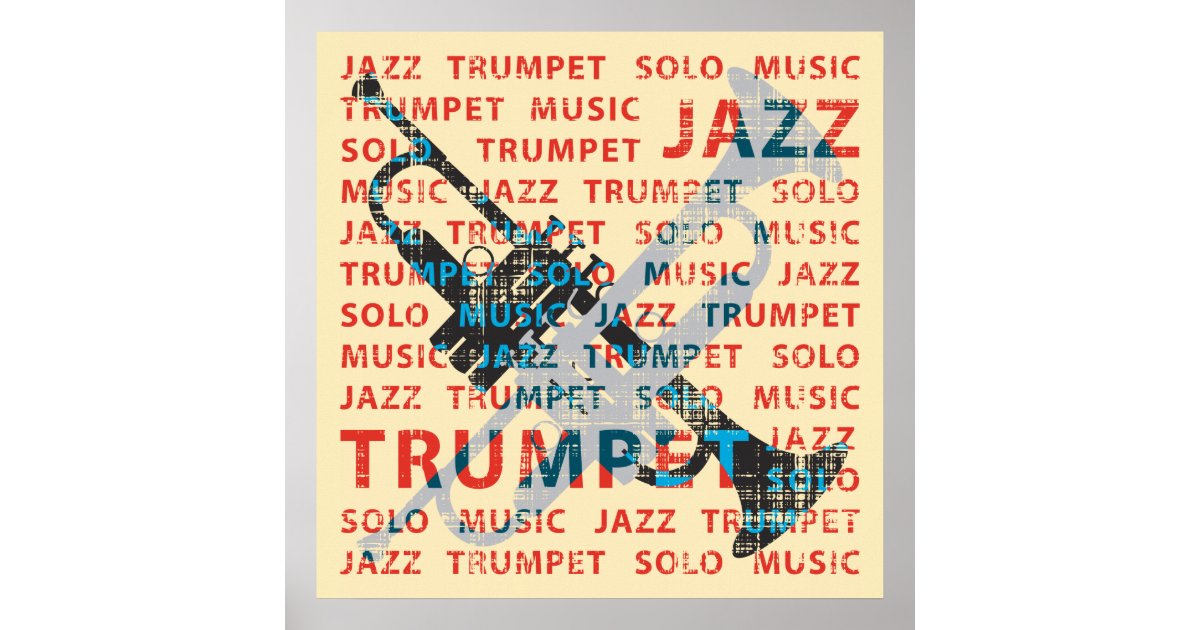 Jazz Trumpet Poster | Zazzle