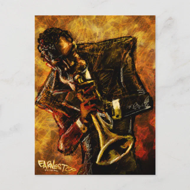 Jazz Works Postcard | Zazzle