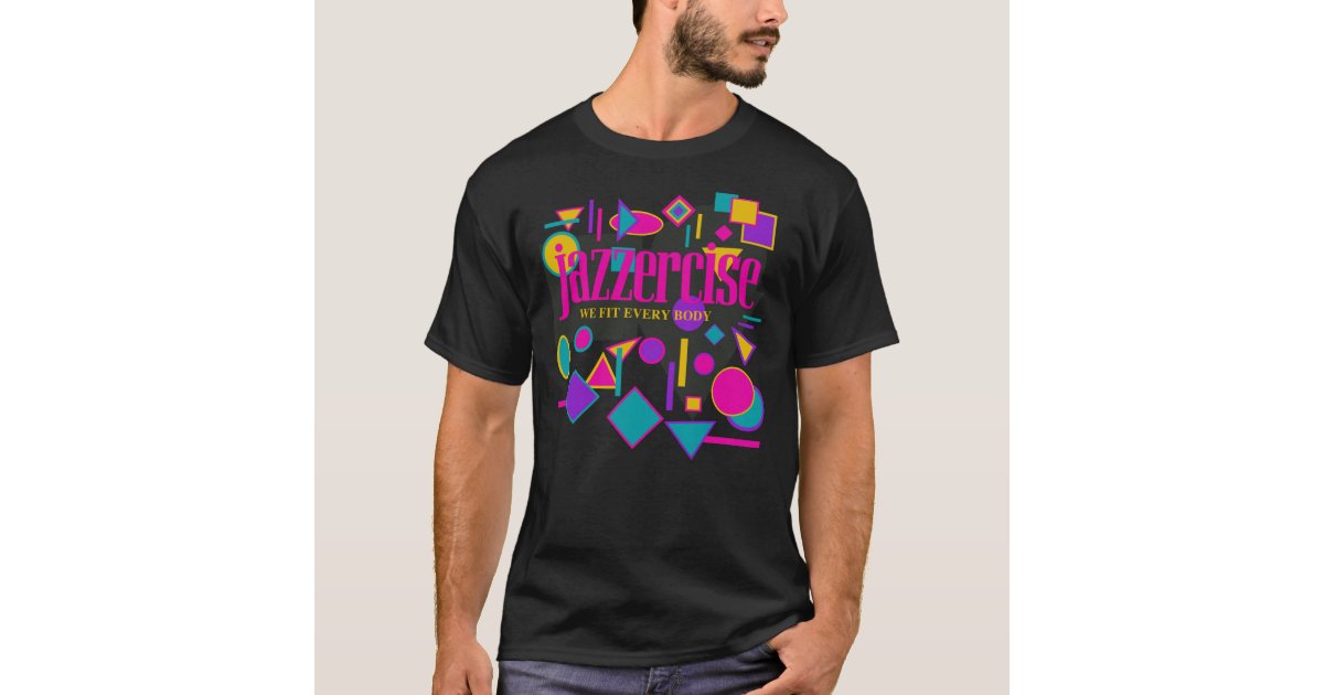 jazzercise retro vintage logo Classic T-shirt | Zazzle
