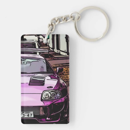 JDM Toyota Supra Keychain | Zazzle