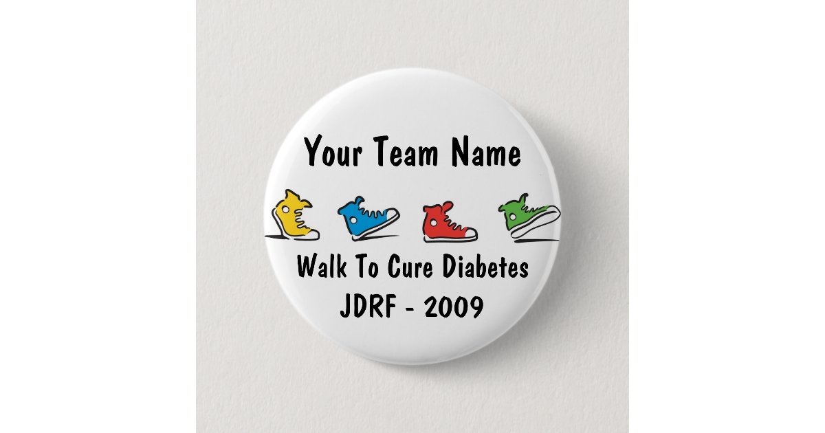 JDRF Walk team button 2009 | Zazzle