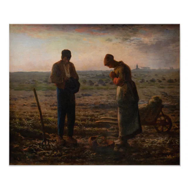 Jean-Francois Millet - The Angelus Photo Print | Zazzle